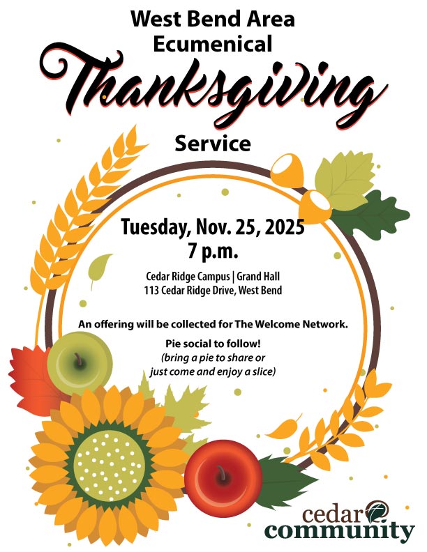 West Bend Area Ecumenical's Thanksgiving Service